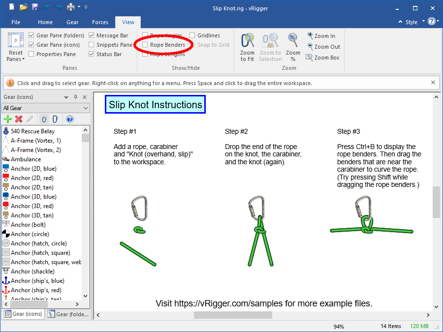 Sample vRigger Files